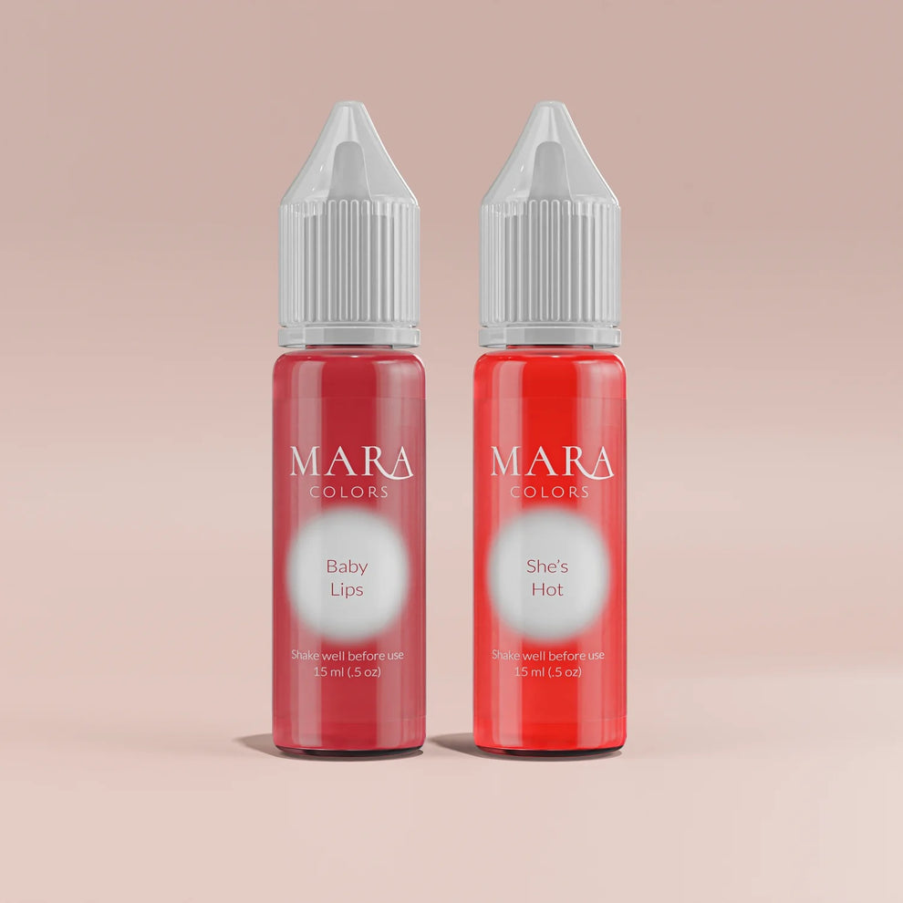 MARA Pro - NEUTRAL Lip Blush Pigment Set | PARADISE PMU SUPPLY